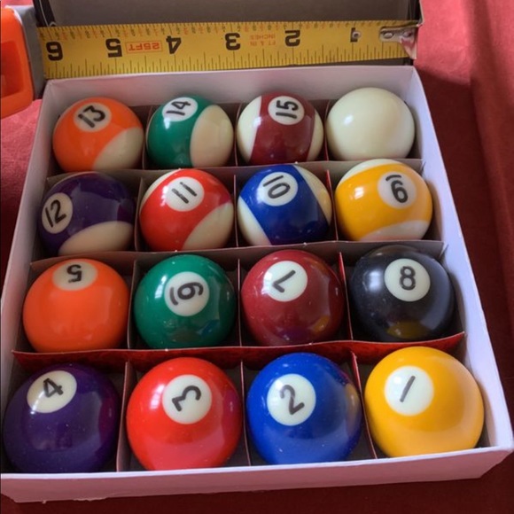 Other | Set Of Mini Pool Table Balls | Poshmark